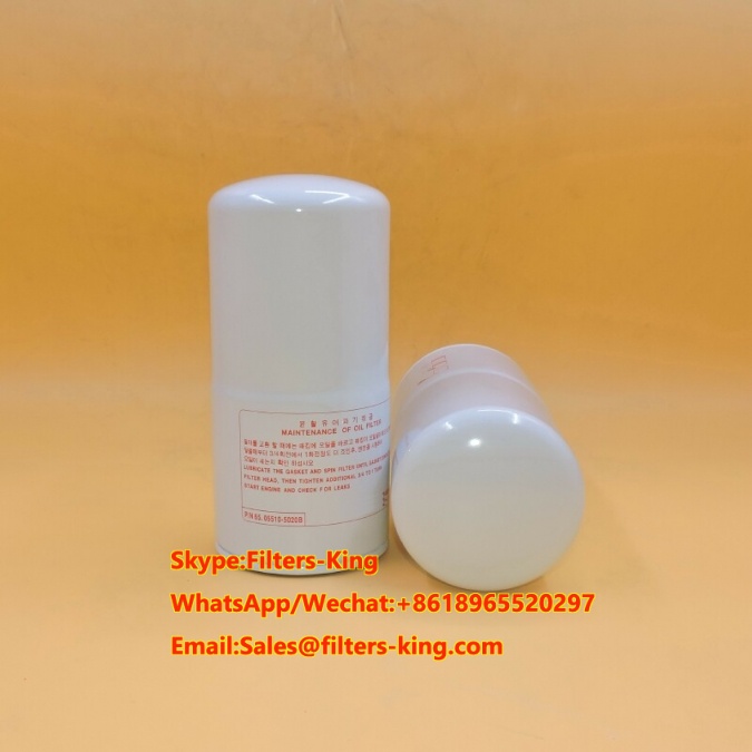 Filtre à Huile Doosan 65.05510-5020B 65055105020B | Filtre à Huile ...